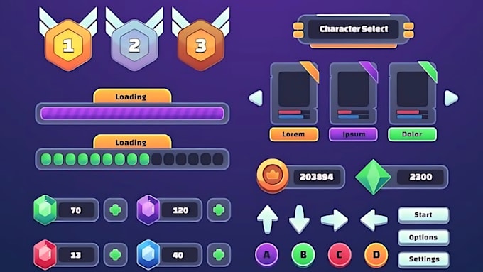 Design solo geometry dash layout with modern style deco custom texture ...