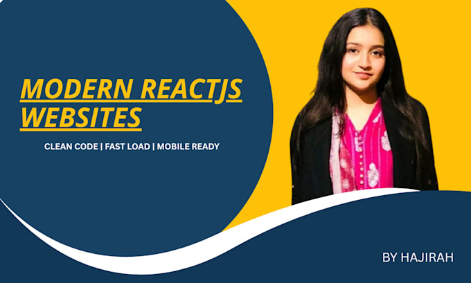 Create a modern and responsive reactjs website by Hajirahrahmat | Fiverr