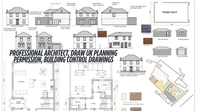Professional architect draw uk planning permission building control drawings by Gracebennett4 ...