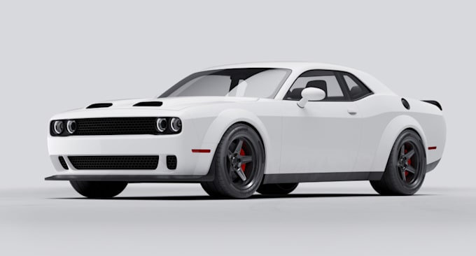 Create 3d car design for animation,muscle car,widebody,fusion 360 ...