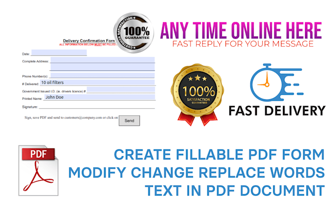 Create editable fillable form, remove change replace words text on pdf document by Omar_thamda ...