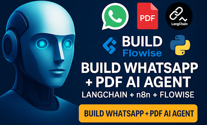 Build whatsapp chatbot pdf n8n flowise python langchain lang graph ai agent fix by Pretty_mary1 ...