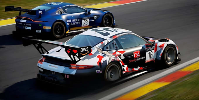 Make racing livery designs for acc, lmu, rf2, f1 25, and lmh ...