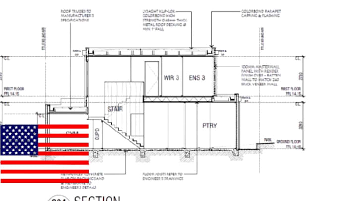 Draw architectural site plan elevation section landscape in autocad by ...