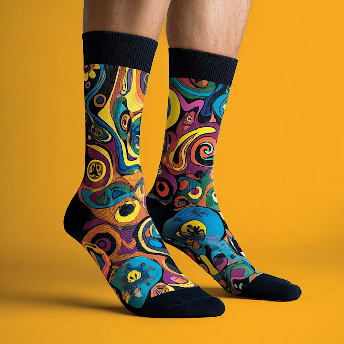Make a unique socks design for your brand by Marleetein_ | Fiverr