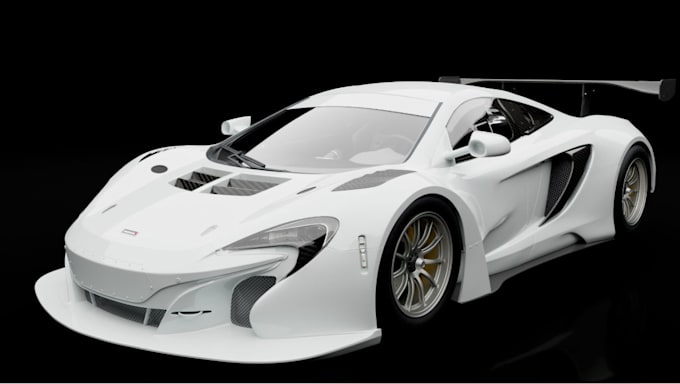 Remodel 3d mclaren car, 3d vehicle,car rig, 3d gtr model, product car ...