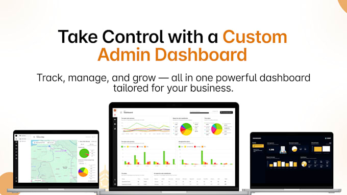 Design and build a custom admin dashboard by Innoendo | Fiverr