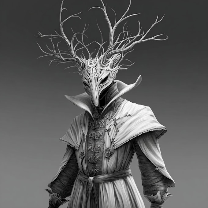 Draw fantasy horror character illustration by Glen_clancy | Fiverr
