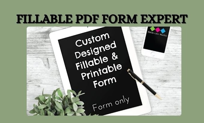 Design fillable pdf form checklist worksheet and questionnaire form by ...