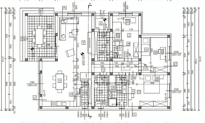 Create 2d architectural drawings and floor plans in autocad ...
