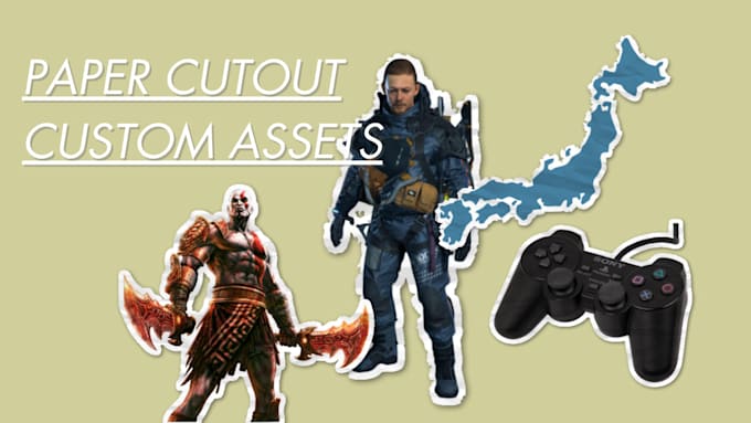 Make you paper cutout effect for your editing assets by Geraldkwee | Fiverr