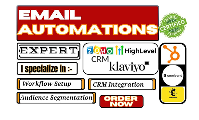 Setup email automation hubspot email marketing workflow audience segmentation by Shopify_modify ...