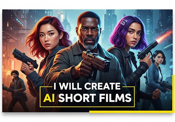 Create ai short film and ai movie trailer by Noorhira9 | Fiverr