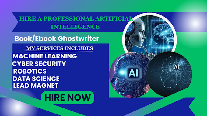 Ghostwrite kdp ebook on artificial intelligence, robotics, gemini,ai by Marvel_writing | Fiverr