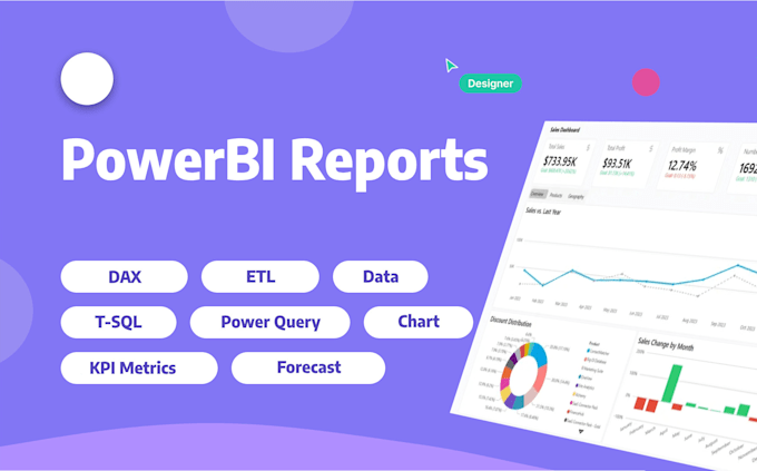 Create professional power bi reports with stunning visualizations by ...