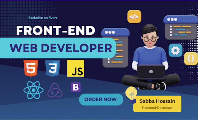 Build Responsive React Websites With Tailwind Css By Codewithsabba Fiverr