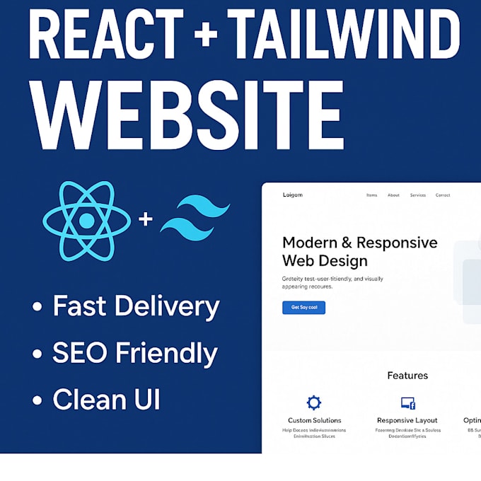 Create A Modern And Responsive Website Using React And Tailwind Css By
