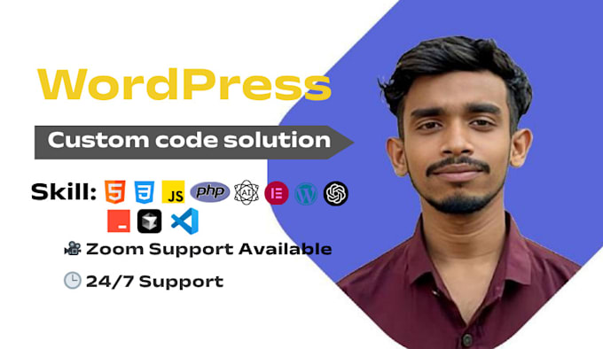 Wordpress custom code and plugin theme customization expert by ...