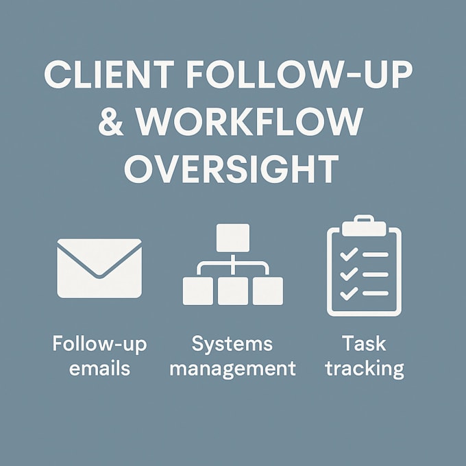 Manage client follow up and workflow coordination by Rene_erica | Fiverr