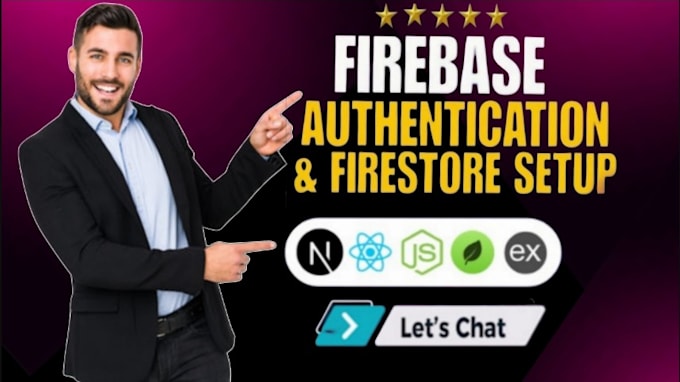 Complete firebase setup auth, hosting, firestore, storage, backend for web apps by Nareshdepar ...