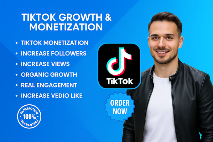 Do organic tiktok promotion, tiktok growth, tiktok monetization and ...