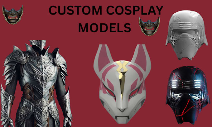 Create custom 3d cosplay wearable 3d knight armor 3d action figure 3d ...