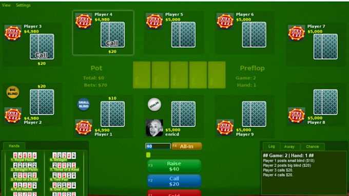 Develop advanced poker ai bot, machine learning, ai model, gto ...
