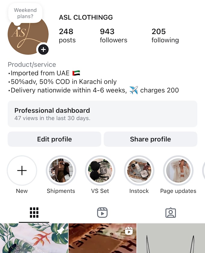 Style your instagram profile with perfect everything by Liashah1 | Fiverr