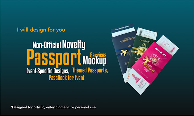 Design novelty passport, passbook mockup by Nayelali6 | Fiverr