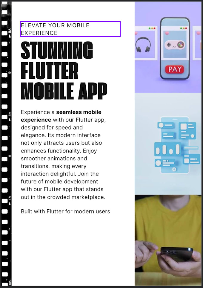 Develop stunning flutter mobile apps by Amruthalingam | Fiverr