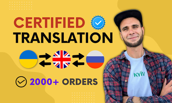 Provide manual human translation from english to russian, ukrainian by ...
