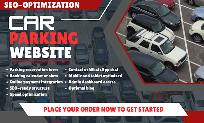 Car parking website, parking lot booking site, parking reservation ...