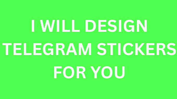 Draw telegram stickers for you by Rajmus_digitals | Fiverr