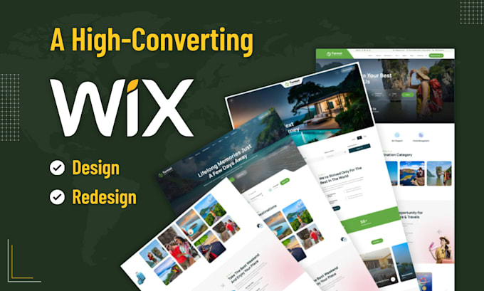 Design a high converting wix website and wix website redesign by Uimuse | Fiverr
