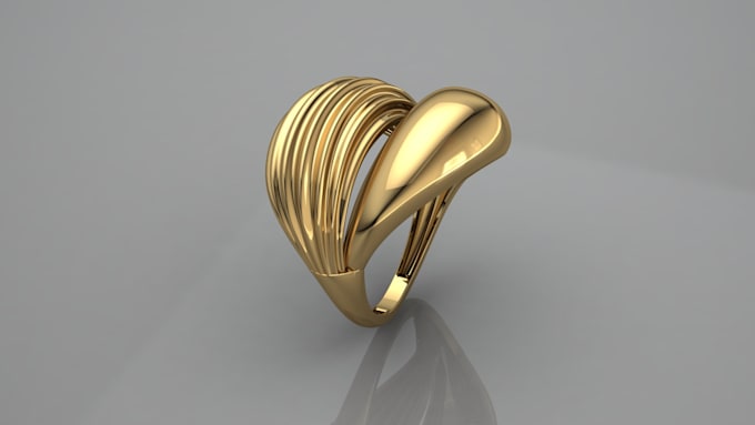 Create professional jewelry cad designs ready for 3d printing by Hajer ...