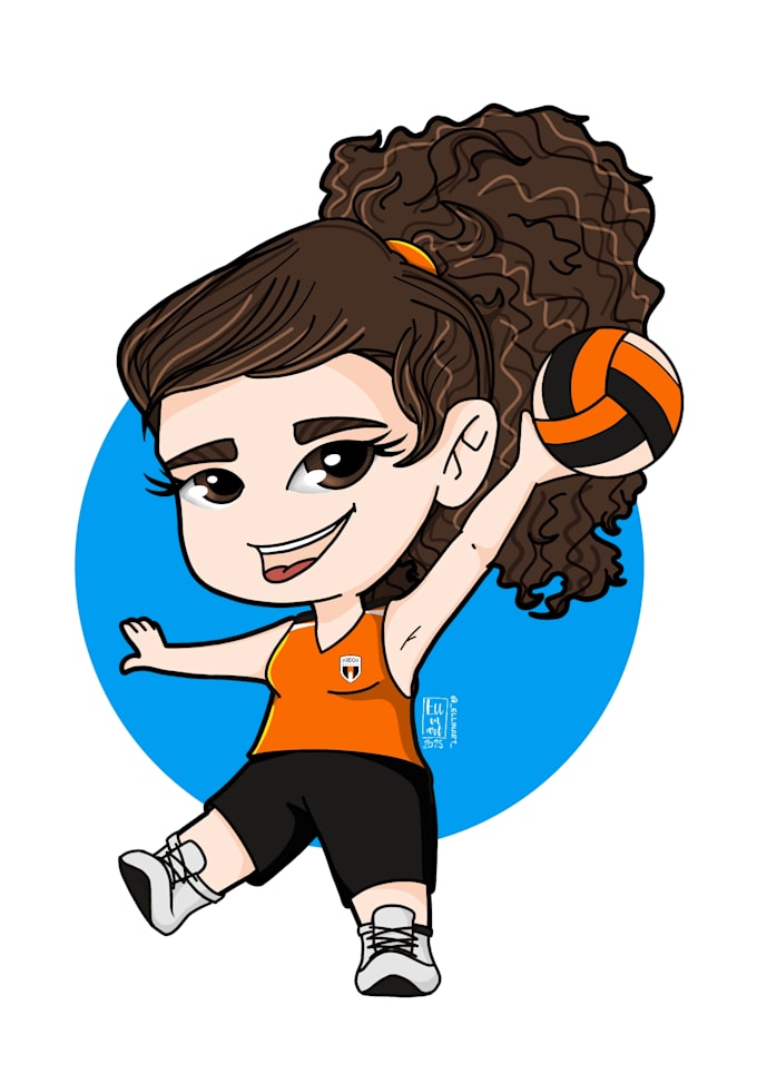 Create a cute chibi avatar or full body illustration by Ellinart | Fiverr