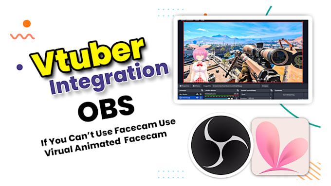 Setup your obs studio with your 2d vtuber model by Harisbilal553 | Fiverr