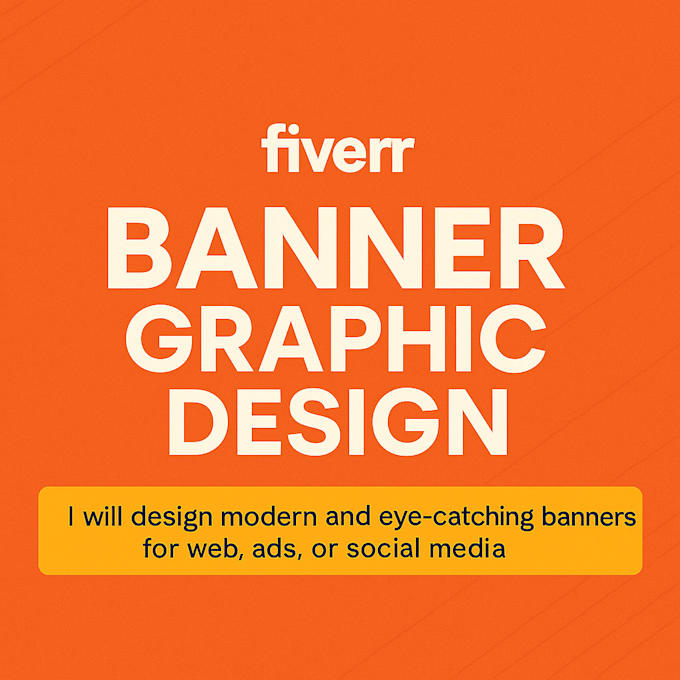 Design modern and eye catching banners for web, ads, or social media by ...