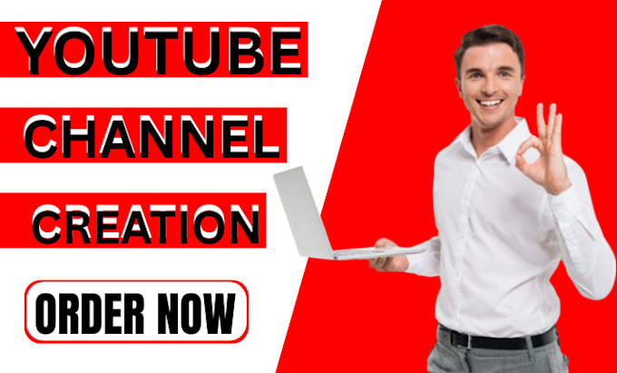 Create a modern and professional youtube channel setup with branding by ...
