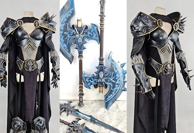 Wearable 3d cosplay model 3d anime cosplay evafoam full knight armor 3d ...