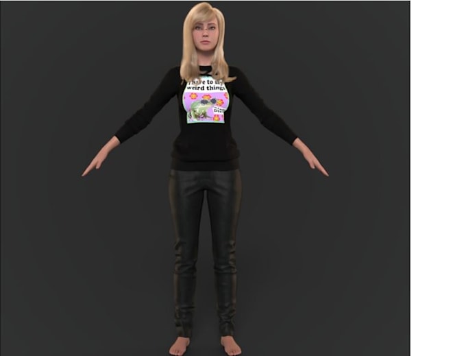 Stylish metahuman character,3d avatar for web3 js,vrchat,vrm model,ue5 ...