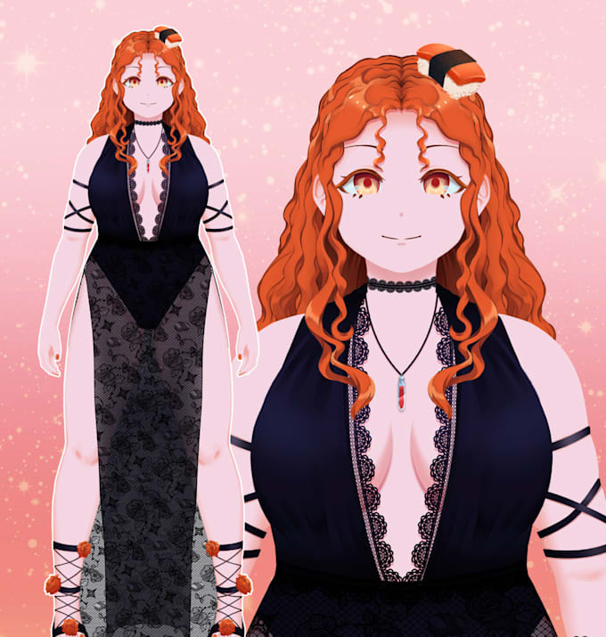 Design best live2d anime character,2d stream avatar,2d vtuber anime ...