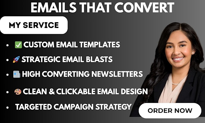 Do email campaign email blast email template newsletter email design by ...