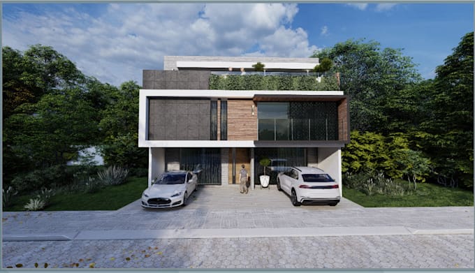 Executive project, renderings and 3d walkthroughs by Liz_moto | Fiverr