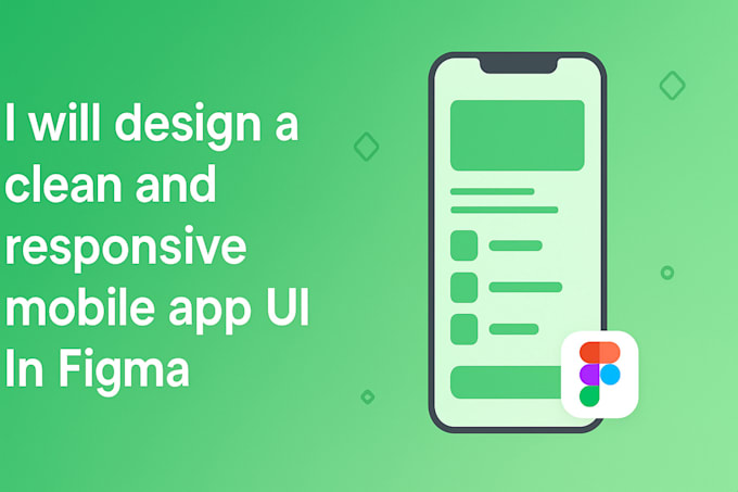 Create a clean and responsive mobile app ui in figma by Easy_1904 | Fiverr