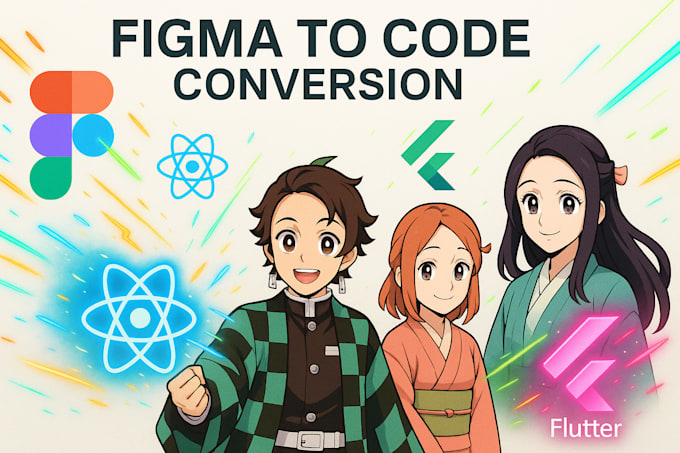 Convert figma to react, flutter, next js with tailwind css or material ui by Abdulsaboor883 | Fiverr