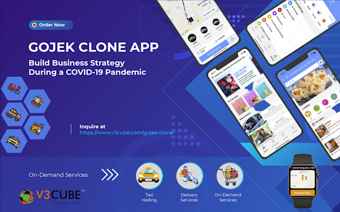 Provide gojek clone app, multi service, on demand, like uber clone service apps by Susan_dward ...