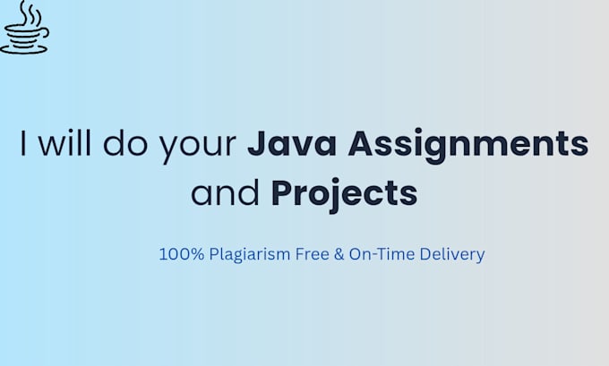 Do java assignments, debug code, and build clean java projects by Java_by_pankaj | Fiverr