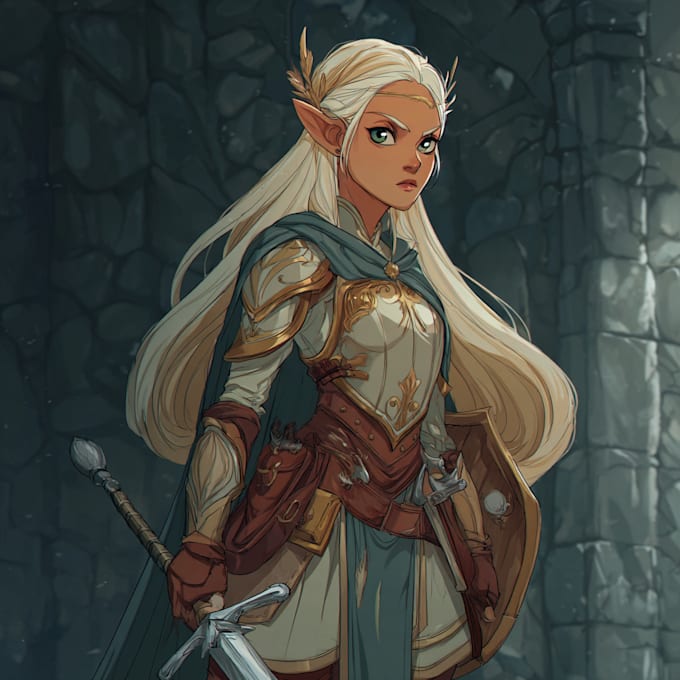 Make unique fantasy, dnd character art by Helenaparker | Fiverr