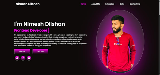 Design responsive websites using html css and javascript by ...